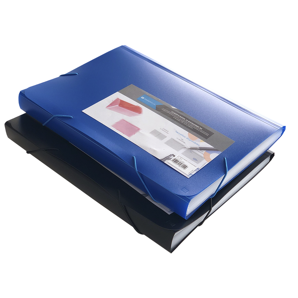 Clasificador 12 Divisiones "A4" | BINDERPLUS